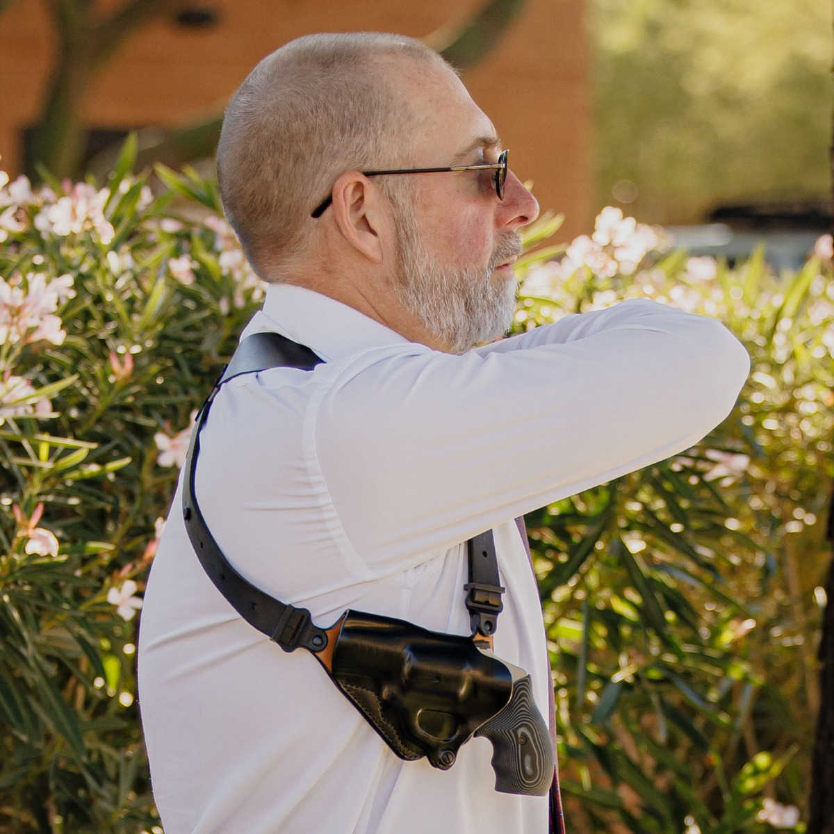 Dual Leather Shoulder Holster System