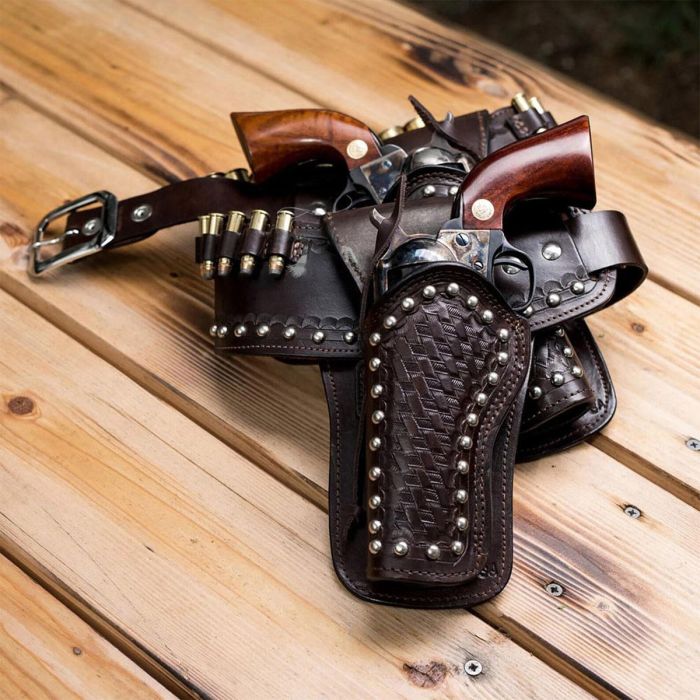 Tequila Ladies Rig – Curved Leather OWB Holsters & Shell Loops ...